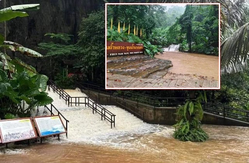 Chiang Rai's Famous Tham Luang Cave Flooded