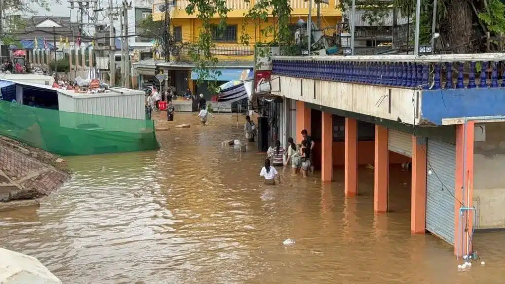 Floodwaters Hit Mae Sai And Tachileik After Sai River Overflows
